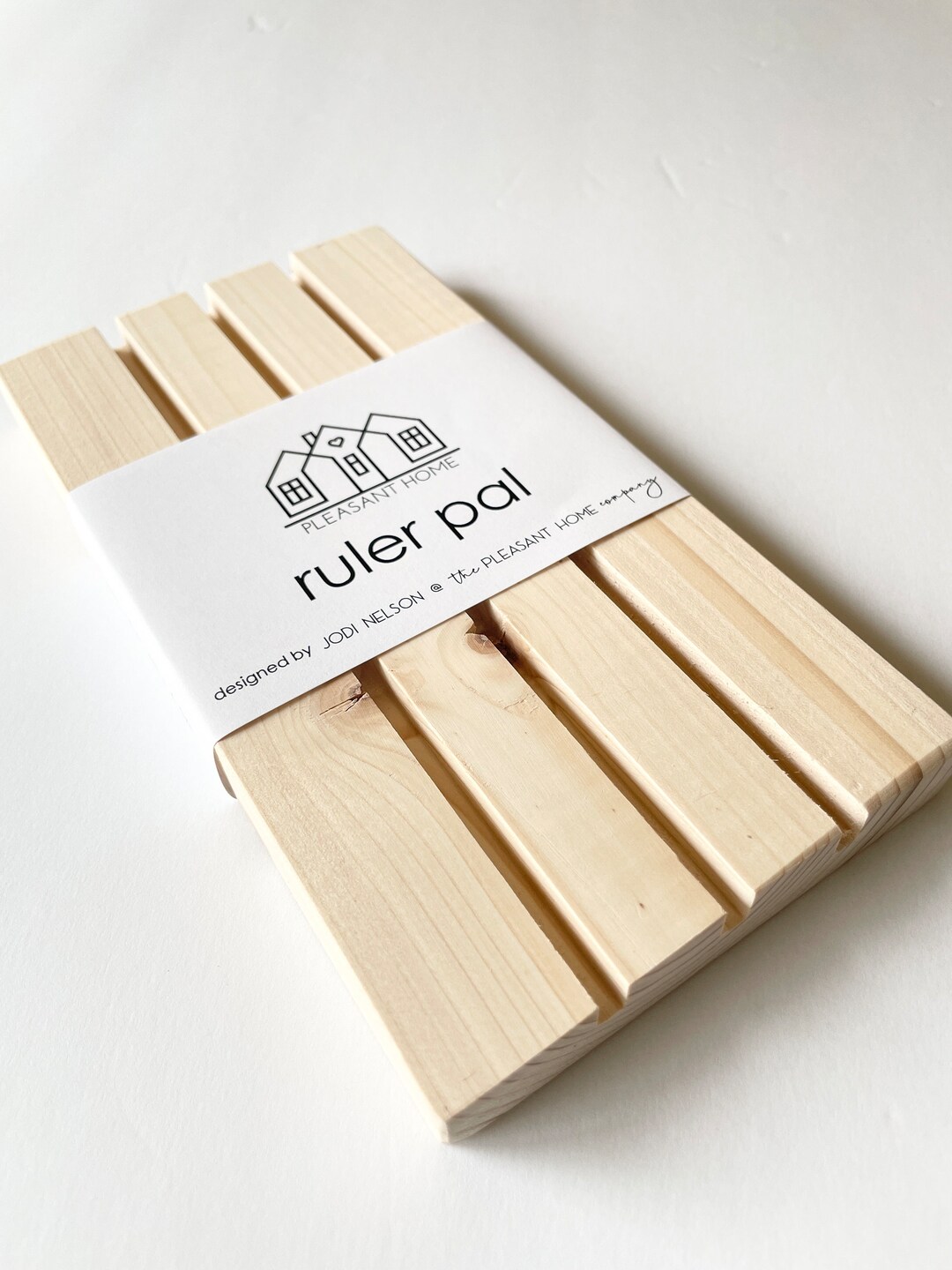 Ruler Pal Quilt Ruler Template Holder Natural Wood DIY Unfinished ...