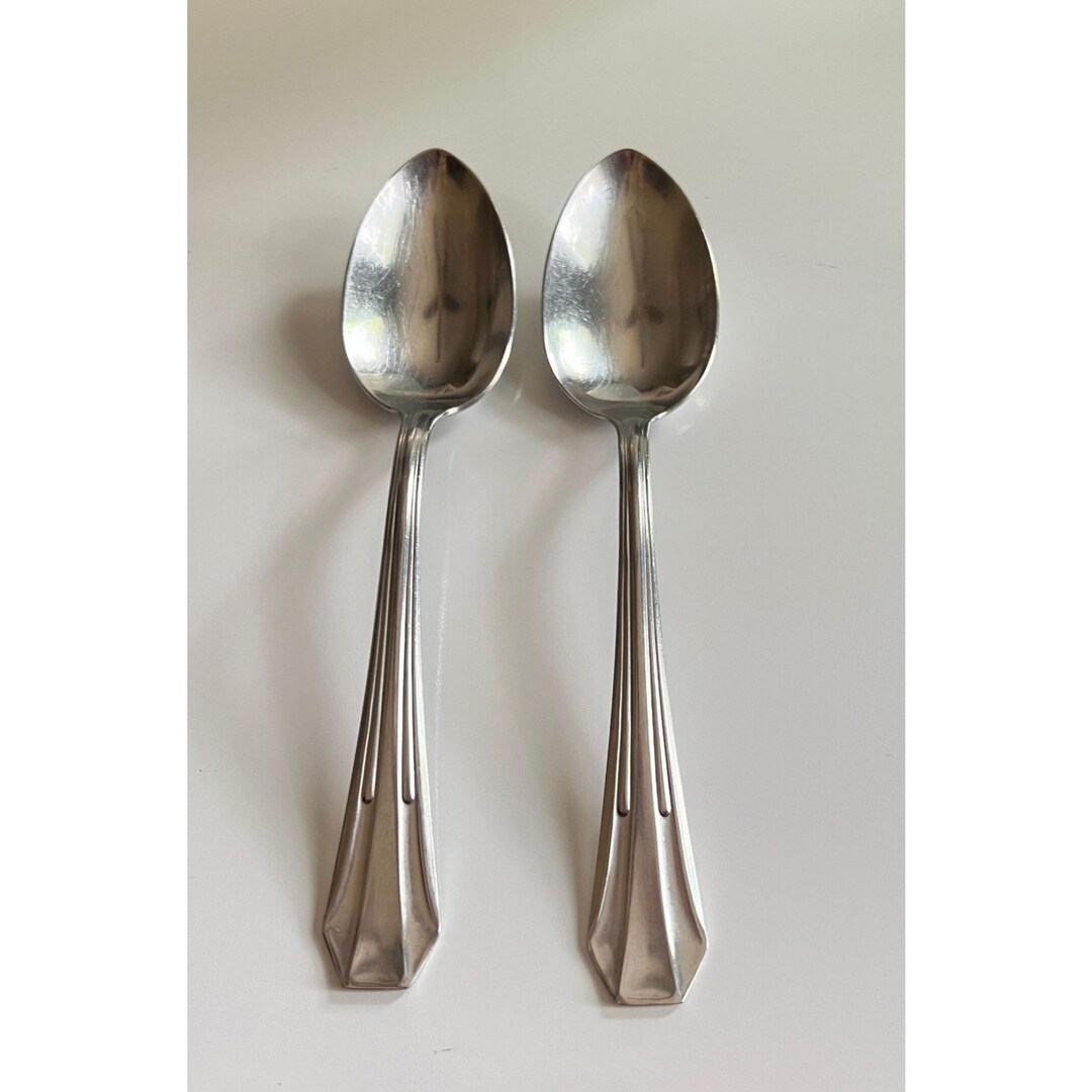 Royal Stainless Allegheny Metal HAMPTON 2 Oval Serving Spoons - Etsy