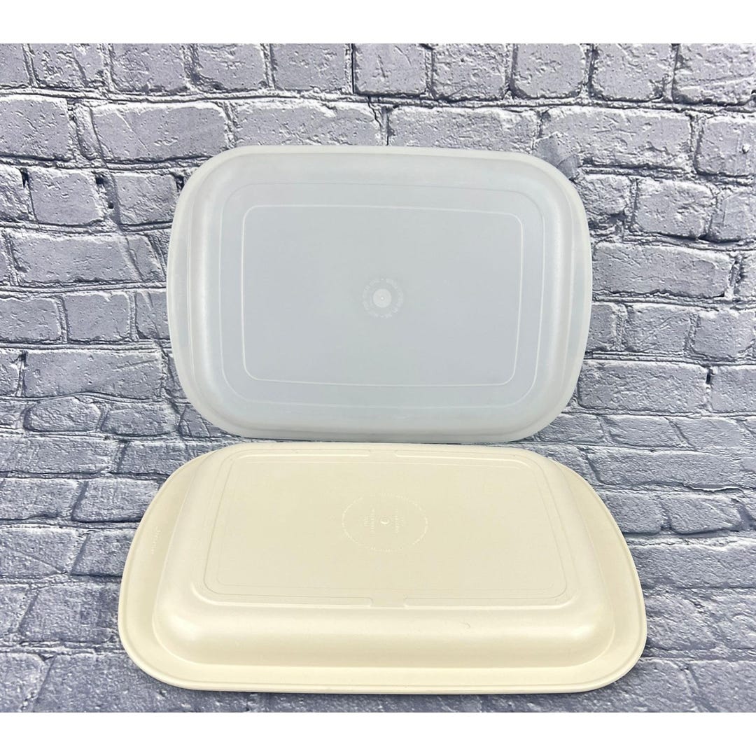 Vintage Tupperware Ultra 21 Shallow Roasting Pan With Seal Lid 1 3/4 Qt ...