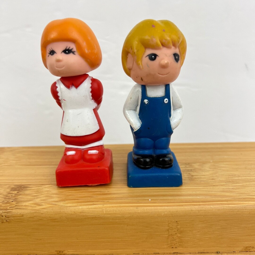 Vintage Tyco Super Blocks Soft Vinyl Figures - Etsy