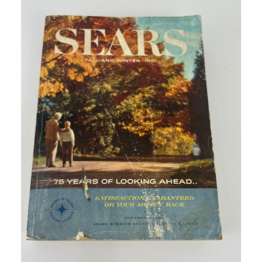 Vintage Sears Catalog Fall and Winter 1961 1483 Pages Fashion Household ...