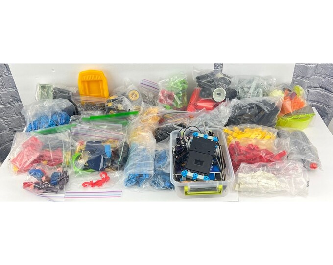 Vintage 1980's Fisher Price Construx Building Toy Pieces Lot 10+ Pounds ...