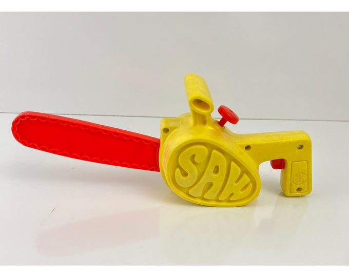 Vintage 1972 Mattel Preschool TUFF STUFF Play Saw WORKING Chainsaw Toy ...