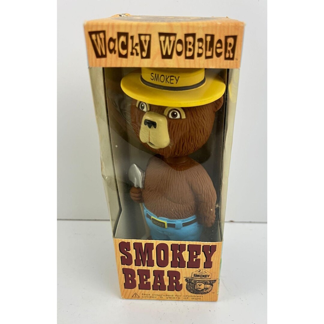 Funko Wacky Wobbler Smokey Bear Bobblehead New in Box - Etsy