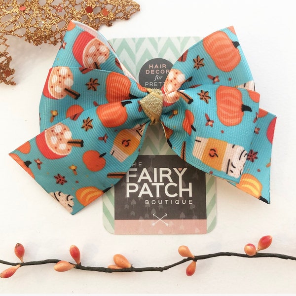 Fall Hair Bow - Etsy