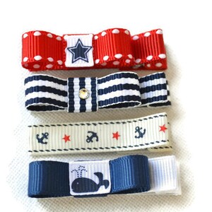 Nautical Hair Clips, Anchor Hair Clip, Nautical Party, Summer Outdoors ...