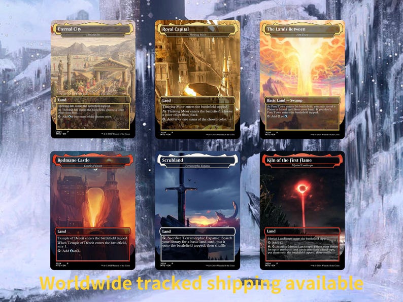 Elden Ring Commander Malenia Knights Deck Custom MTG Card Premium Proxy Card Complete EDH Deck ...