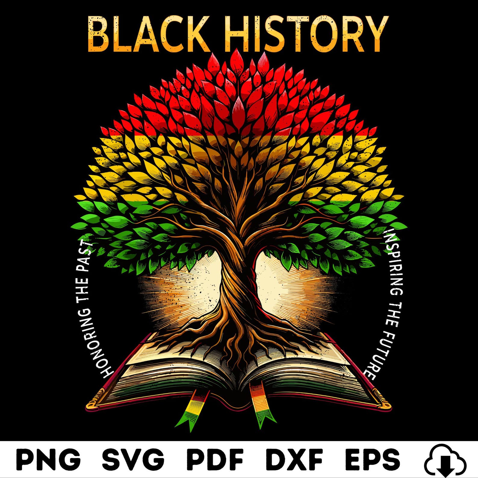 Black History Month PNG | African Heritage PNG | Black History Tree PNG ...