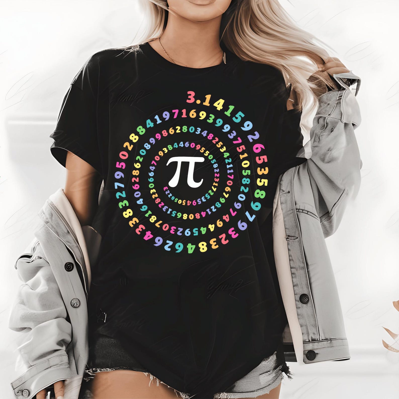 Pi Spiral Design PNG - Ideal for Pi Day Shirts, Gifts for Math Lovers ...
