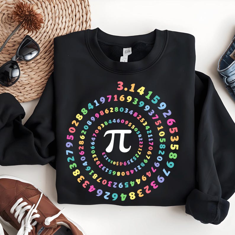 Pi Spiral Design PNG - Ideal for Pi Day Shirts, Gifts for Math Lovers ...