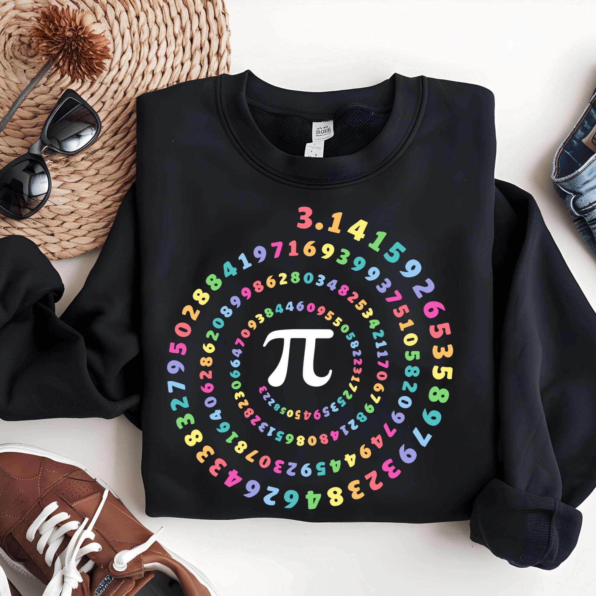 Pi Spiral Design PNG - Ideal for Pi Day Shirts, Gifts for Math Lovers ...