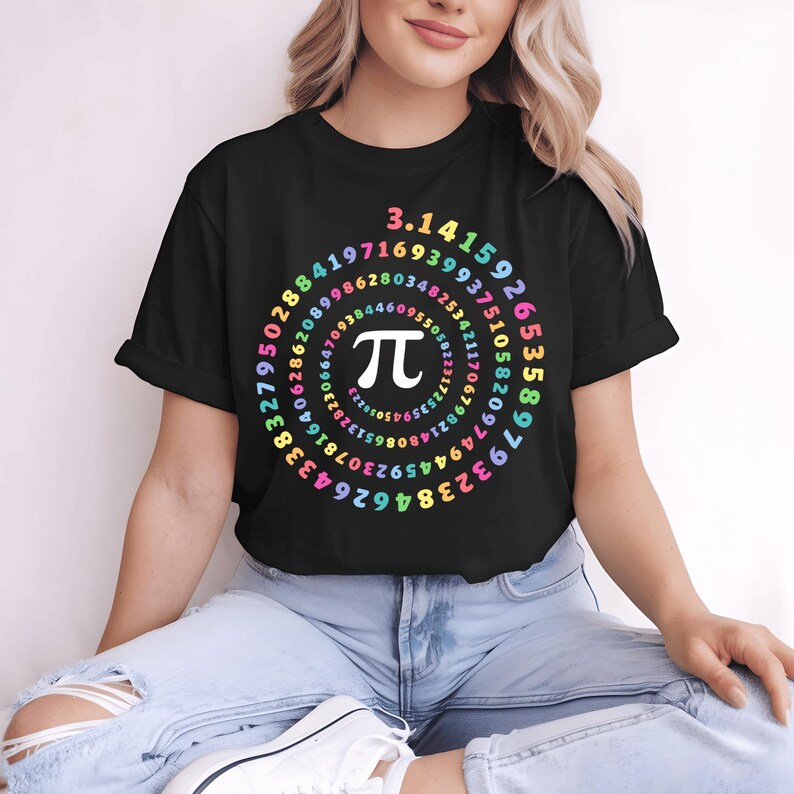 Pi Spiral Design PNG - Ideal for Pi Day Shirts, Gifts for Math Lovers ...