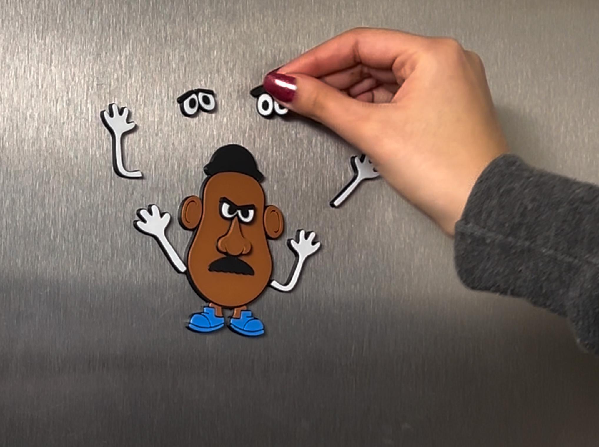 Mr. Potato Fridge Magnet: Customizable Kitchen Decor - Etsy