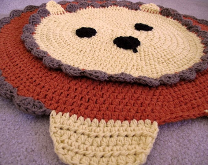 CROCHET LION RUG - Etsy
