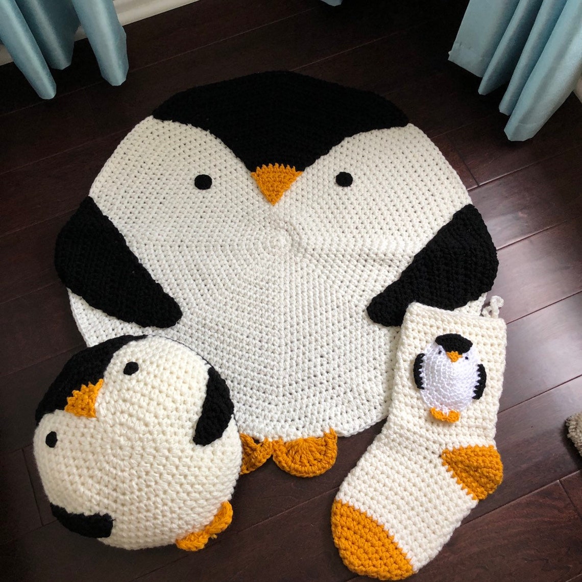 Penguin Stocking,crochet Stocking, Christmas Stocking, Gift Idea ...