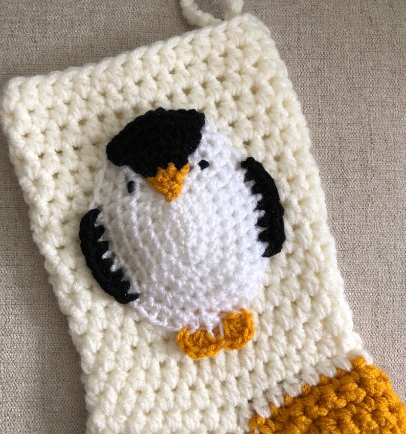 Penguin Stocking,crochet Stocking, Christmas Stocking, Gift Idea ...