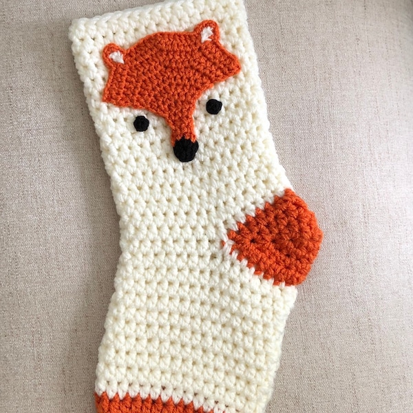 Christmas Stocking Fox - Etsy