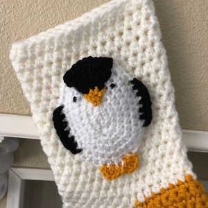 Penguin Stocking,crochet Stocking, Christmas Stocking, Gift Idea ...