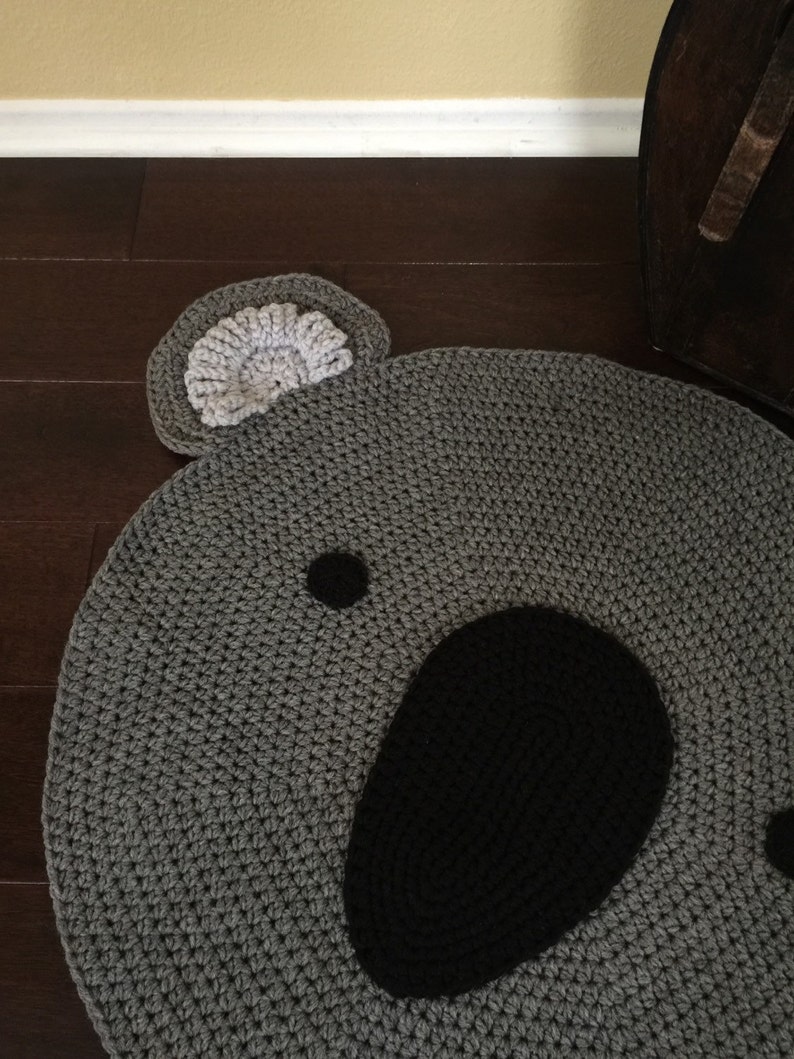 Crochet Koala Rug, Koala Rug, Handmade Koala Rug, - Etsy