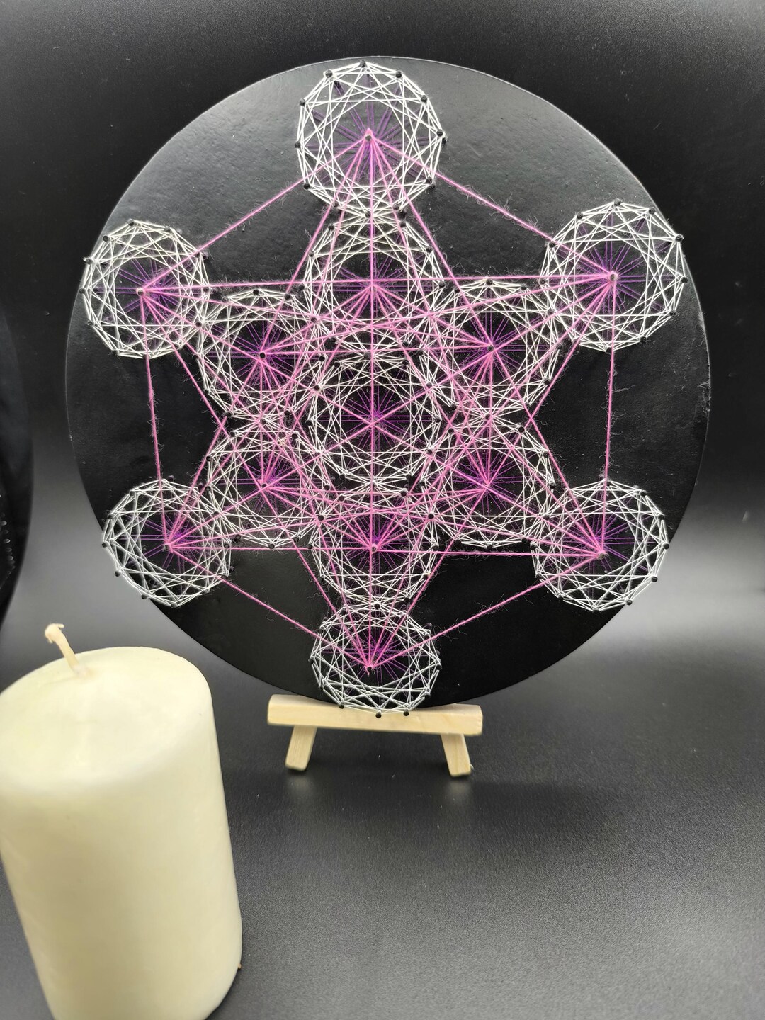 Custom Metatron Cube String Art Small Decoration - Etsy