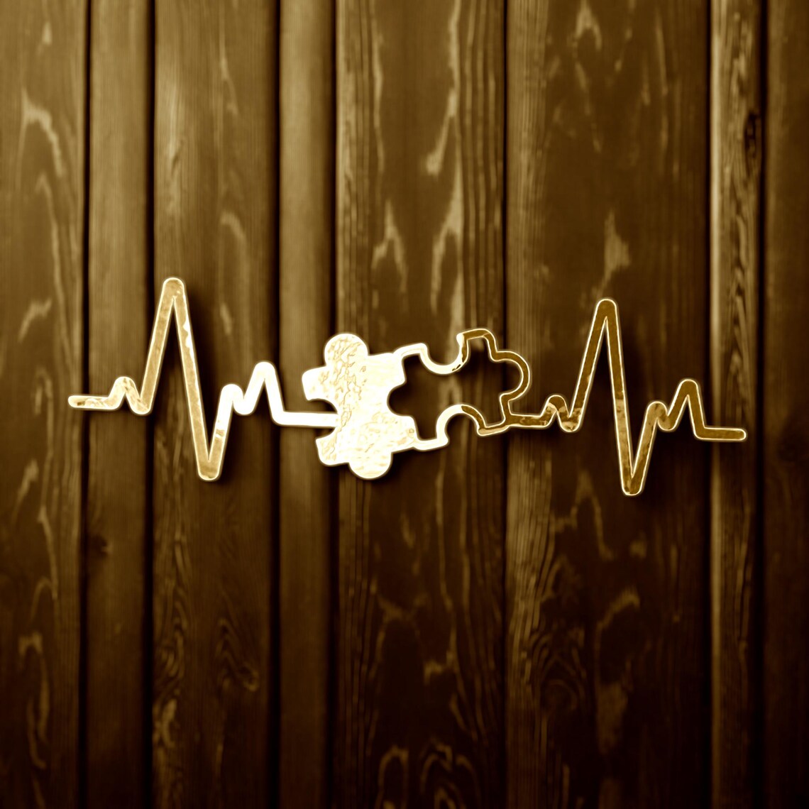 4-inch Autism Decals - Heart Beat - Etsy