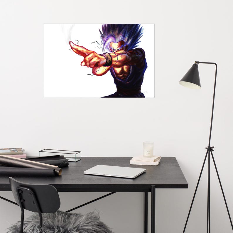 The Beast Awoken Beast Gohan Poster by S2K White Background Variant - Etsy
