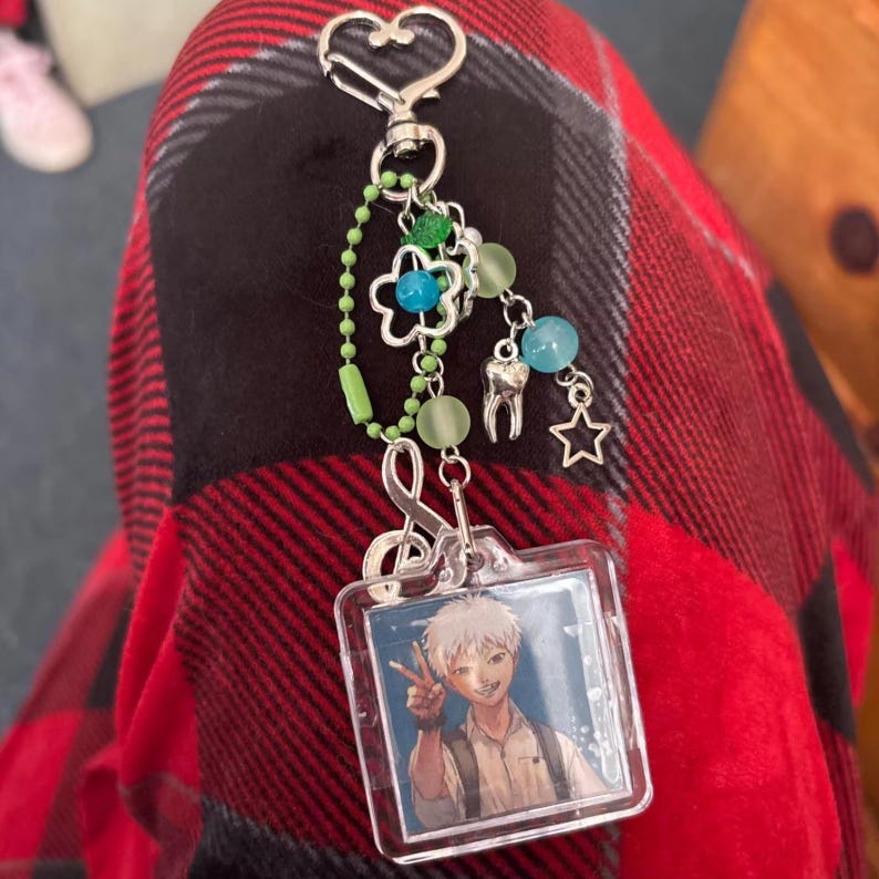 TSHD Keychain, Handmade Y2K Anime Keyring - Etsy