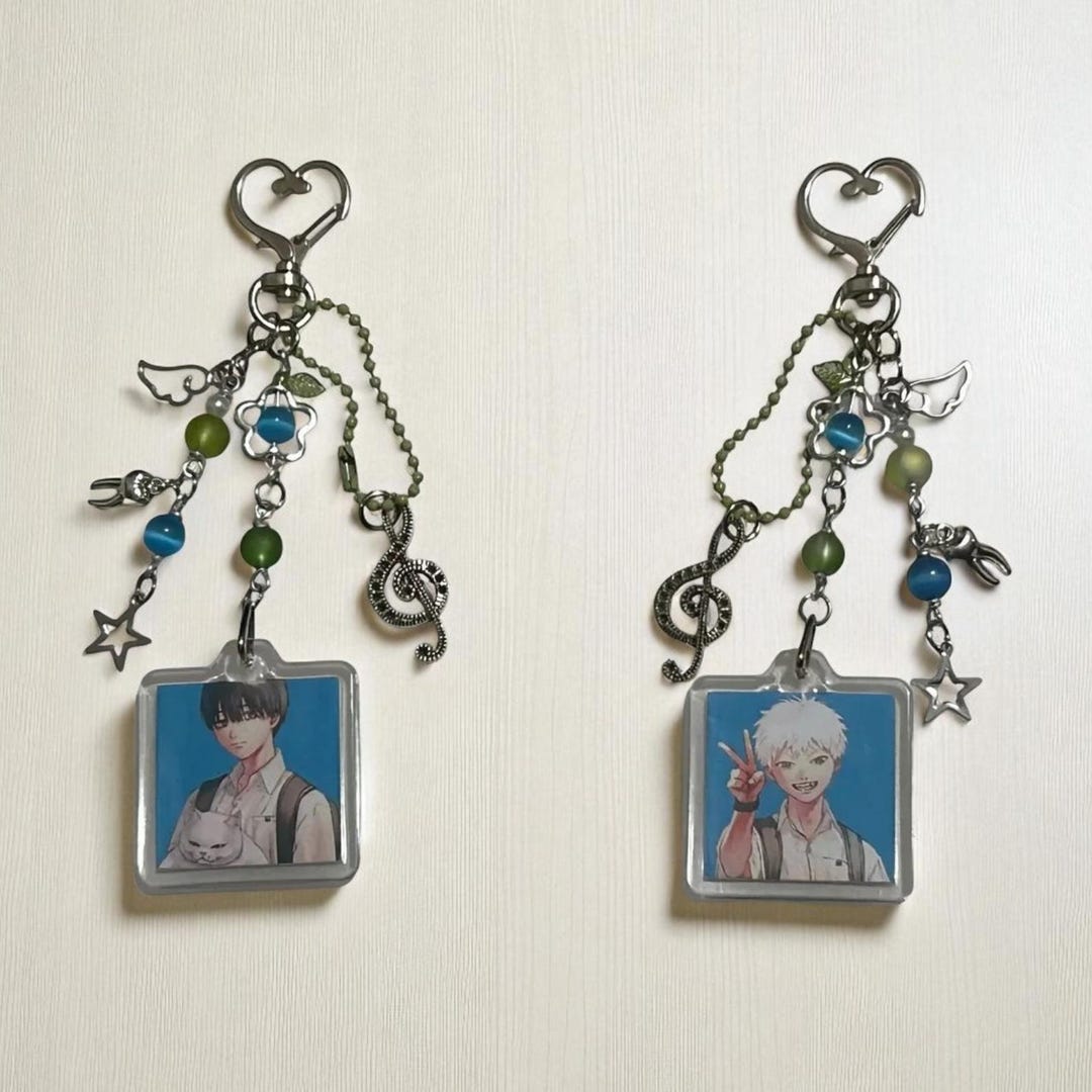 TSHD Keychain, Handmade Y2K Anime Keyring - Etsy