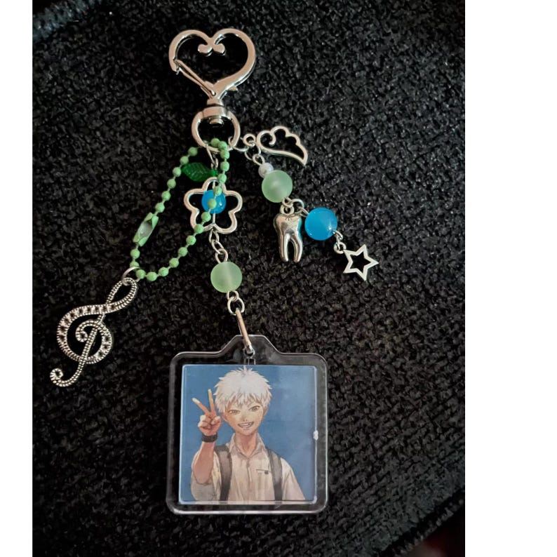TSHD Keychain, Handmade Y2K Anime Keyring - Etsy