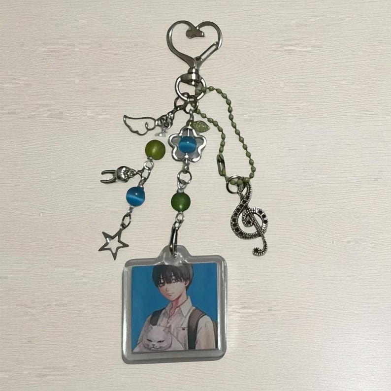 TSHD Keychain, Handmade Y2K Anime Keyring - Etsy