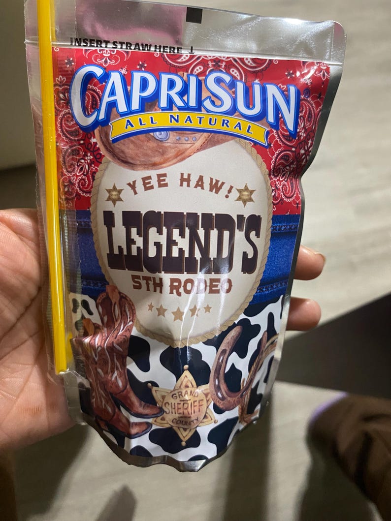 Capri Sun and Kool-aid Jammers Party Favor Editable Template - Etsy