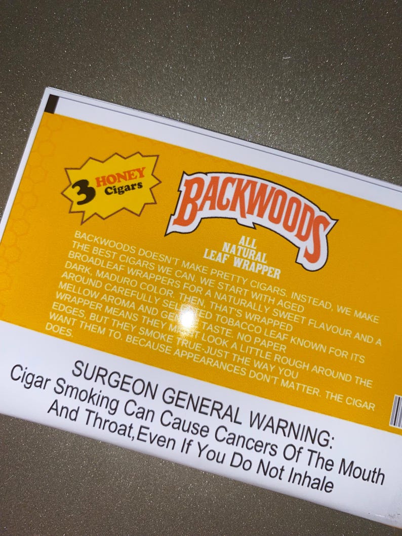 Custom Adult Party Favors. Backwoods/ Swishers - Etsy