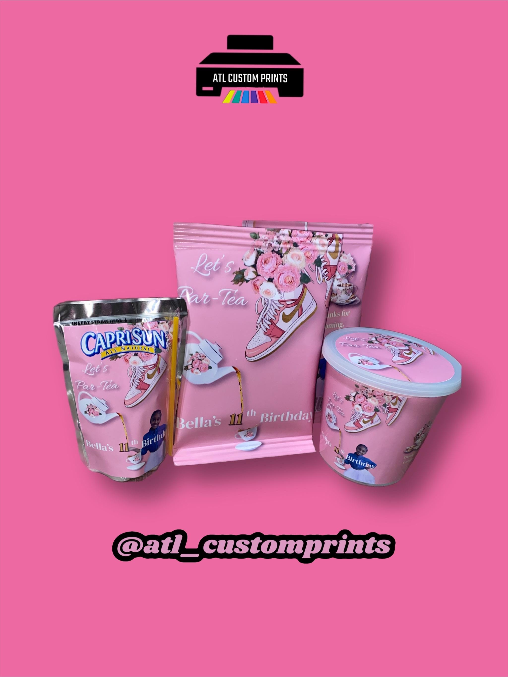 Capri Sun and Kool-aid Jammers Party Favor Editable Template - Etsy