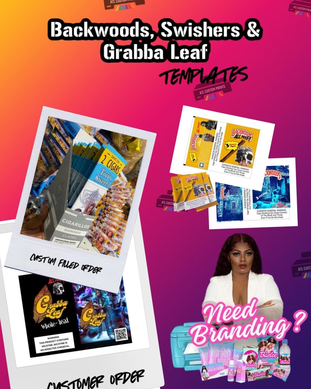 Custom Adult Party Favors. Backwoods/ Swishers - Etsy