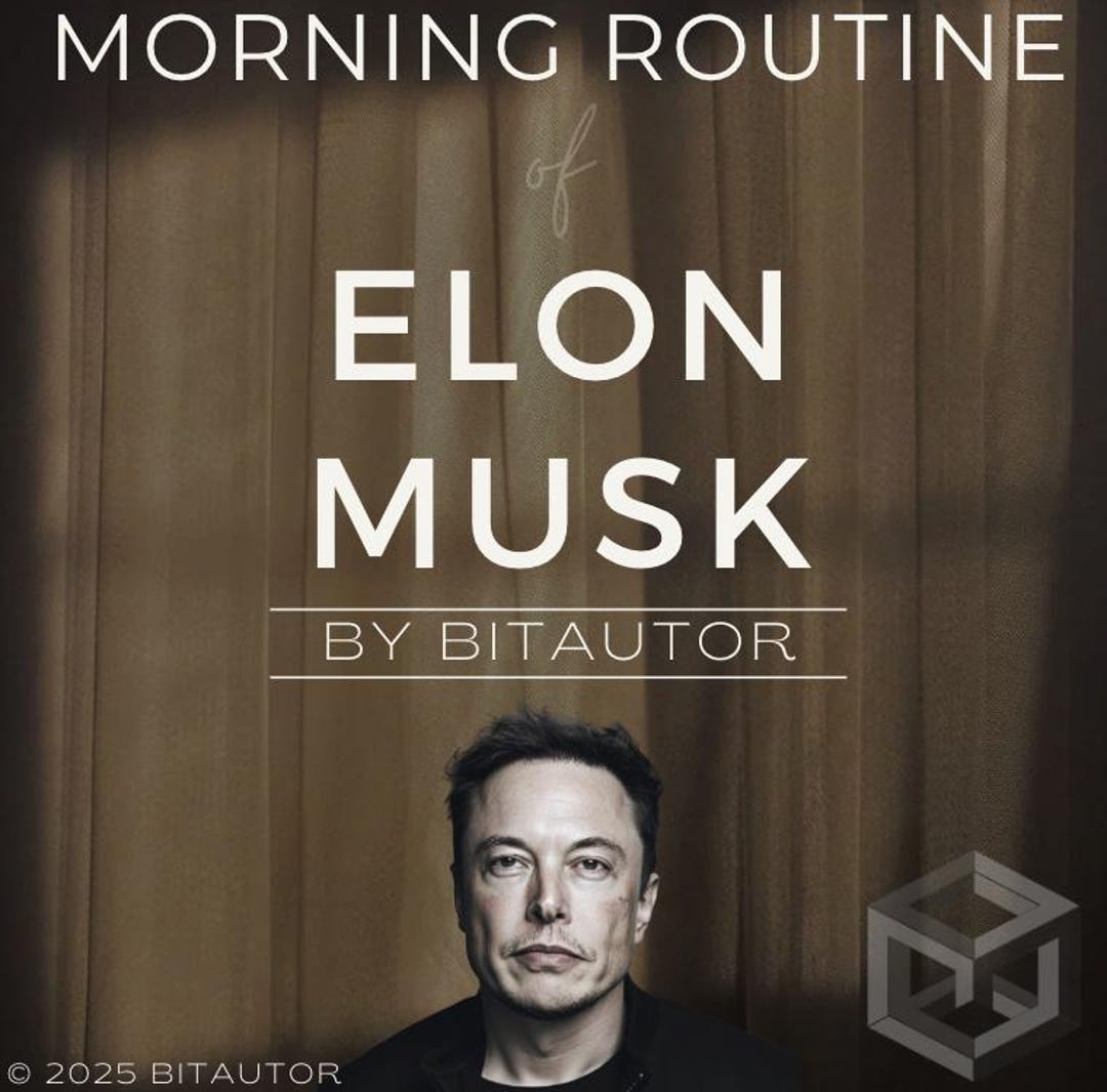 Elon Musk's Morning Routine: Productivity & Time Management Guide (PDF ...