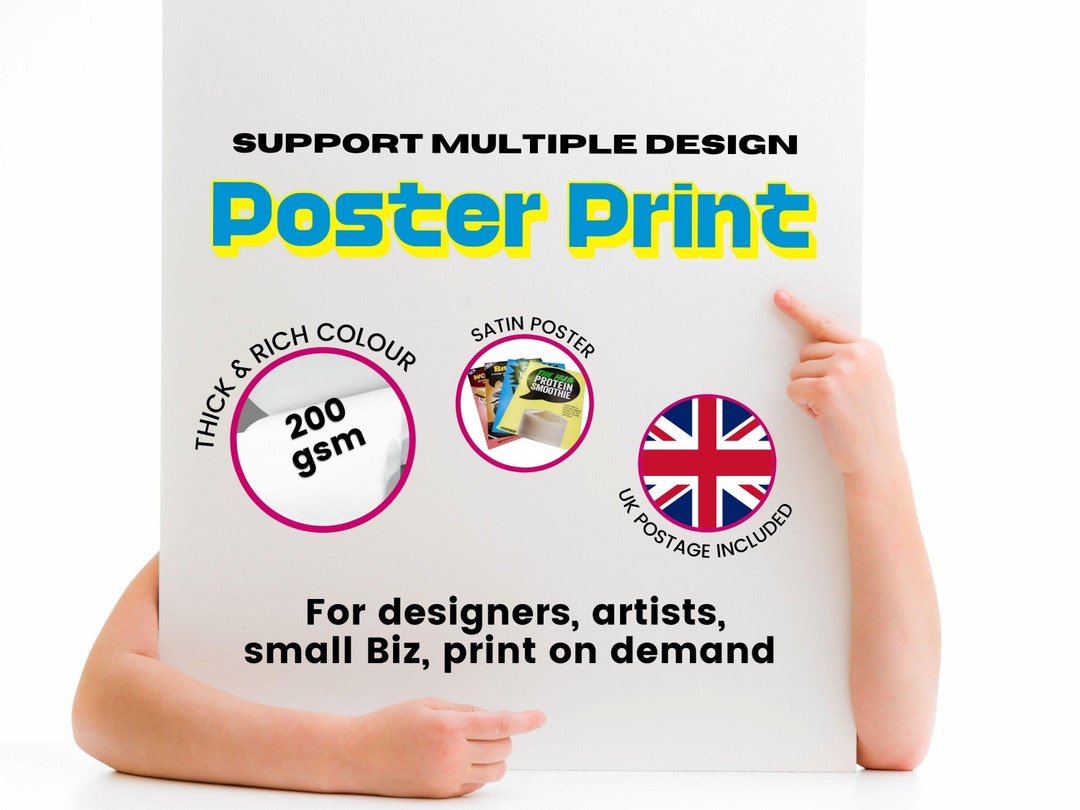 Poster Printing A0 A1 A2 A3 Custom Poster Printing Service, Print Your ...