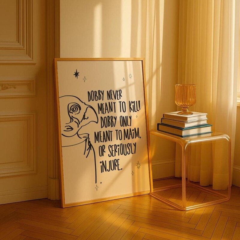 House Elf Poster - Etsy