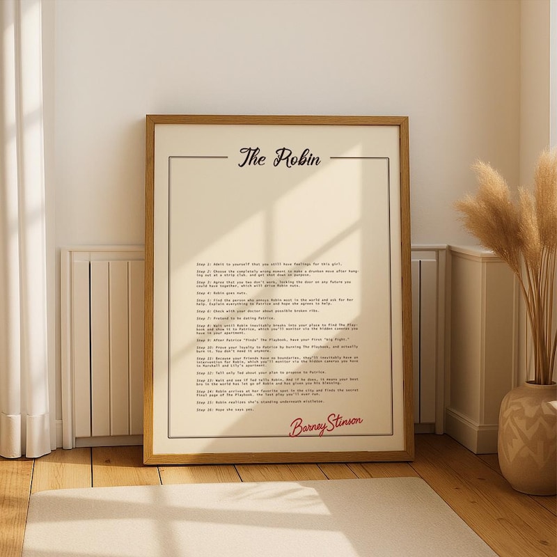 Barney Poster Himym - Etsy