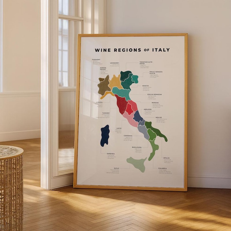 Poster Map of Pa - Etsy UK