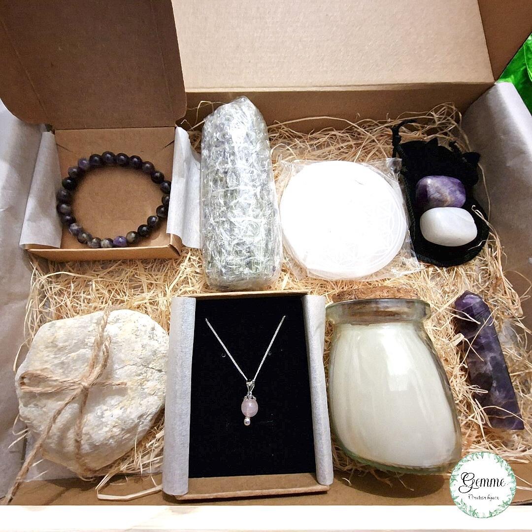 Large Lithotherapy Box – Natural Stone and Energetic Well-being Box - Etsy