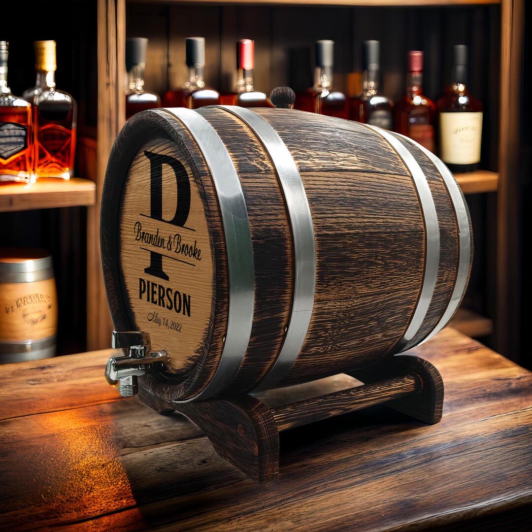 Custom Whisky Barrel 1-2-3-5-10-15L, Personalized Oak Wine-rum-brandy ...
