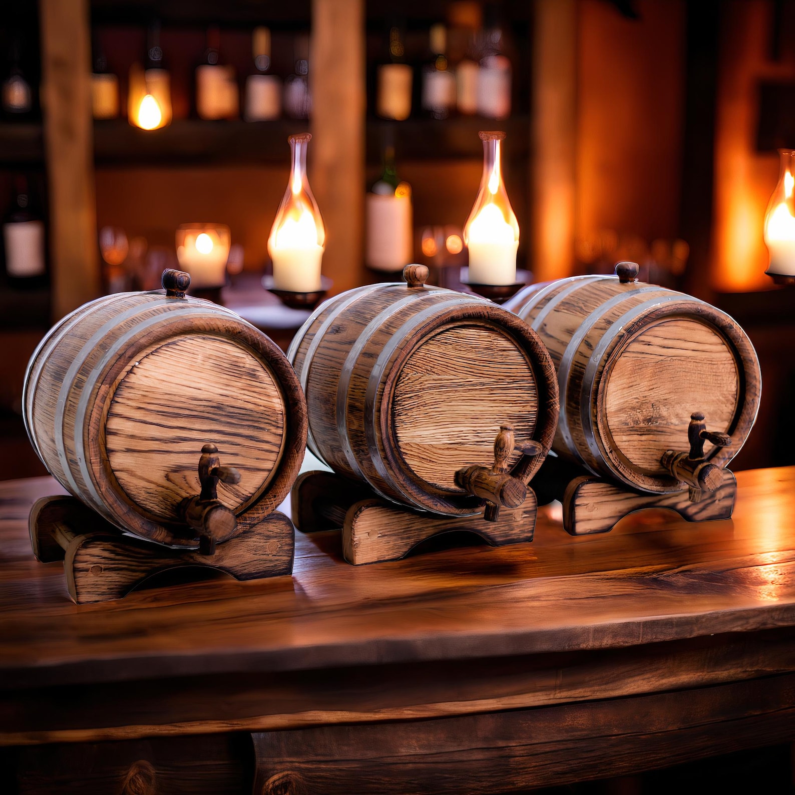 Personalized Oak Whiskey-bourbon Barrel 1-15L, Custom Wine-rum-brandy ...