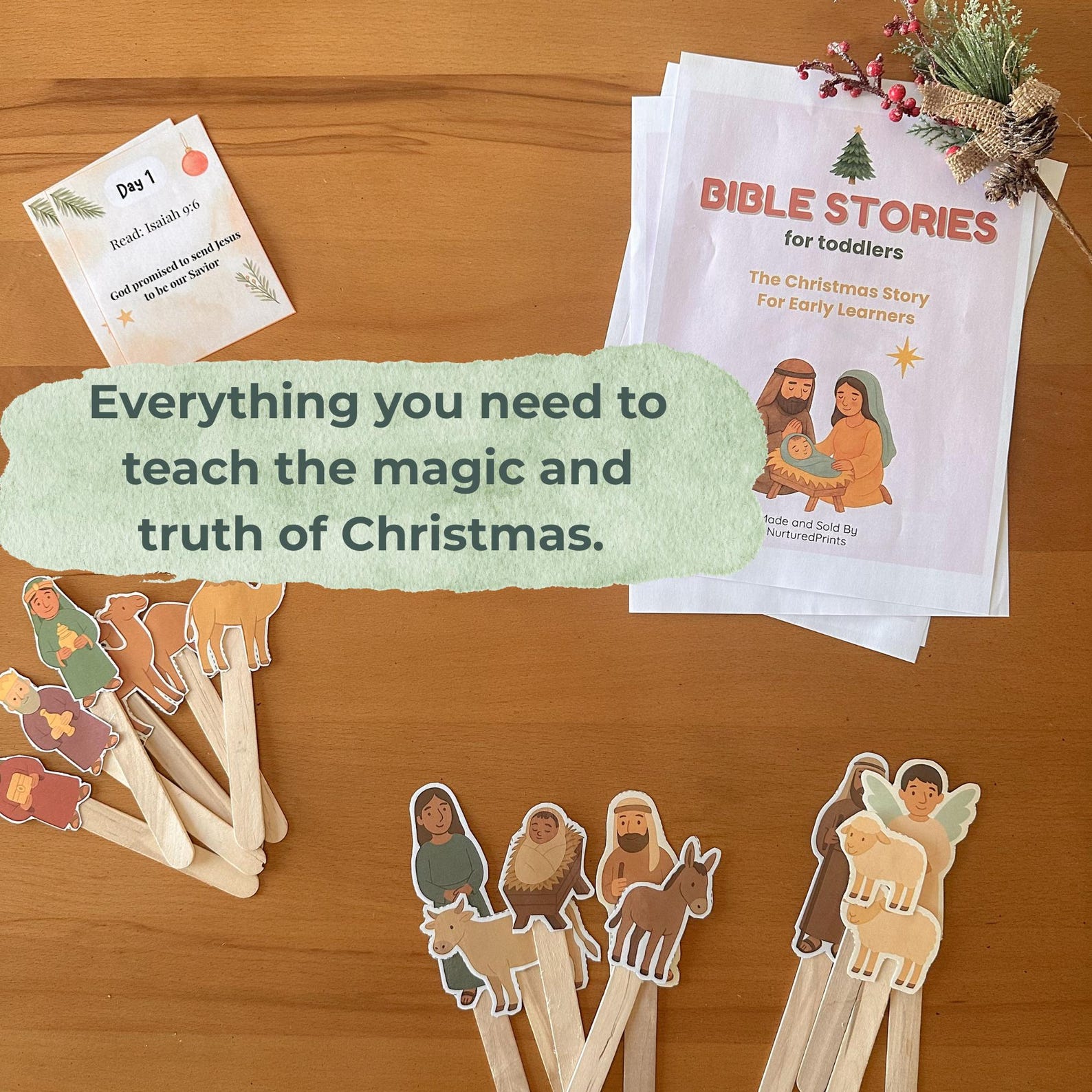 Toddler Advent Bible Curriculum • Advent Nativity Lessons & Scripture ...