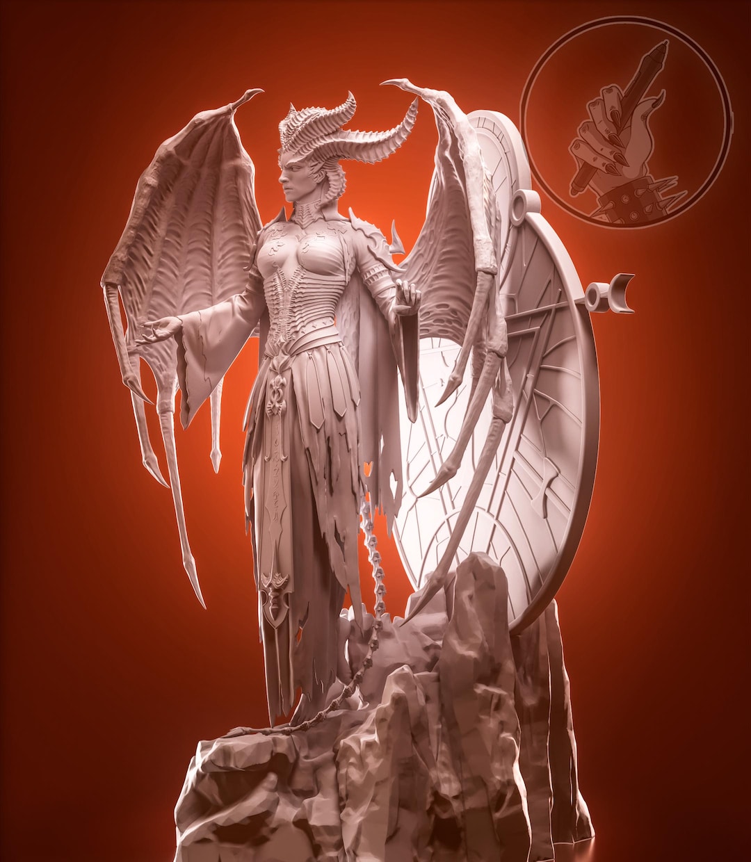 3d Stl Model,3d Printing Files,stl for Print,3d Lilith Figure,3d ...