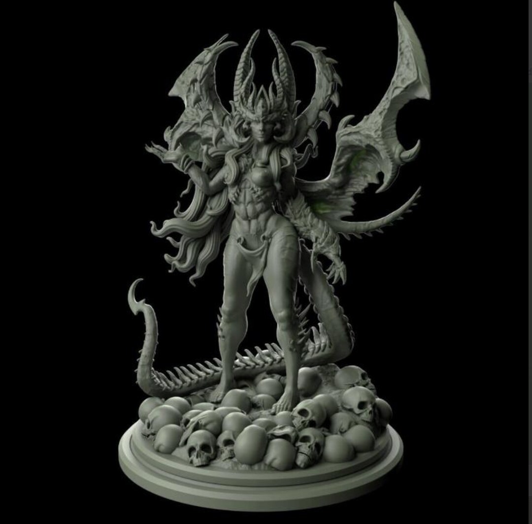 3d Printing Files,3d Stl Model,digital Print Files,3d Devil Girl,3d ...