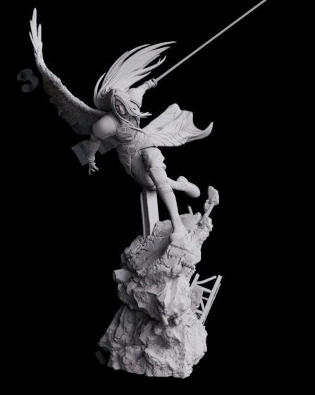 3d Printer Files,stl for Print,stl Model,3d Fantasy Warrior,3d Warrior ...