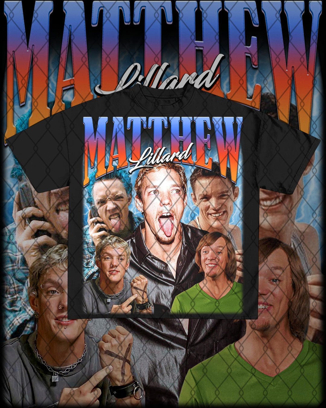 Matthew Lillard PNG Digital Download, DTF Transfer Print, Bootleg Shirt ...
