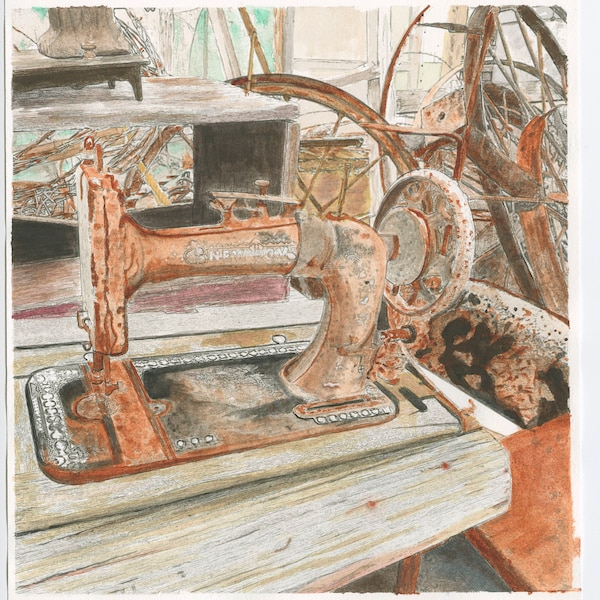 Old Sewing Machines - Etsy