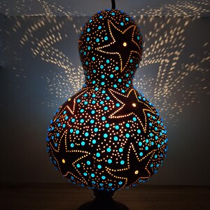 Gourd Lamp Above the Stars Lamp Lamp Shade Lamp Special Design Handmade ...