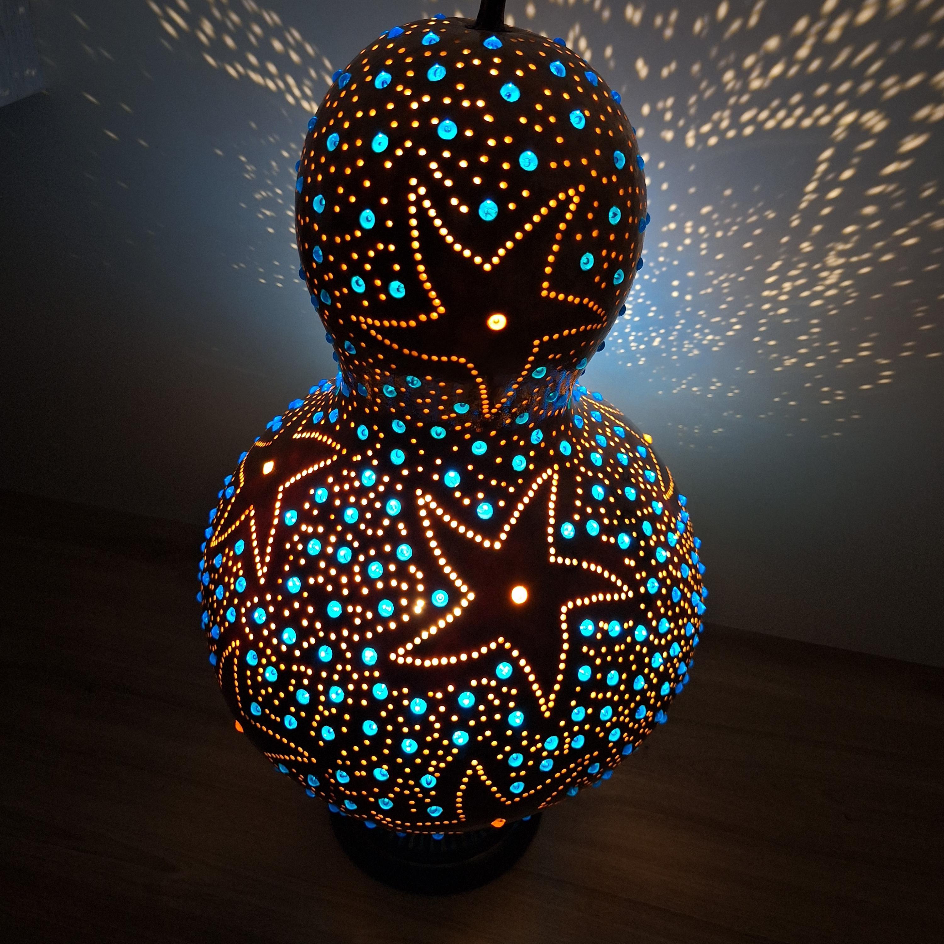 Gourd Lamp Above the Stars Lamp Lamp Shade Lamp Special Design Handmade ...